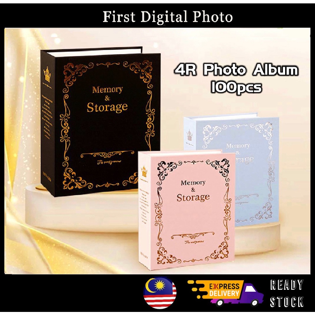 Album Gambar 4R Photo Album 100pcs - Pocket Album Gambar 4R 100 keping ...