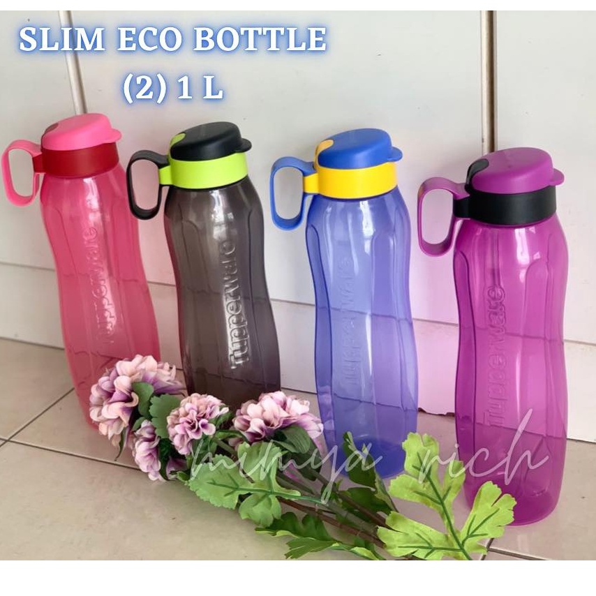 Tupperware Slim Eco Bottle 1L with Handle | Shopee Malaysia