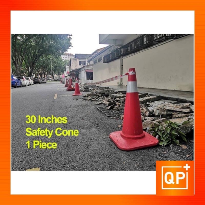 SAFETY CONE TRAFFIC PE CONE KON KESELAMATAN JAYA RAYA SINGLE REFLECTIVE ...