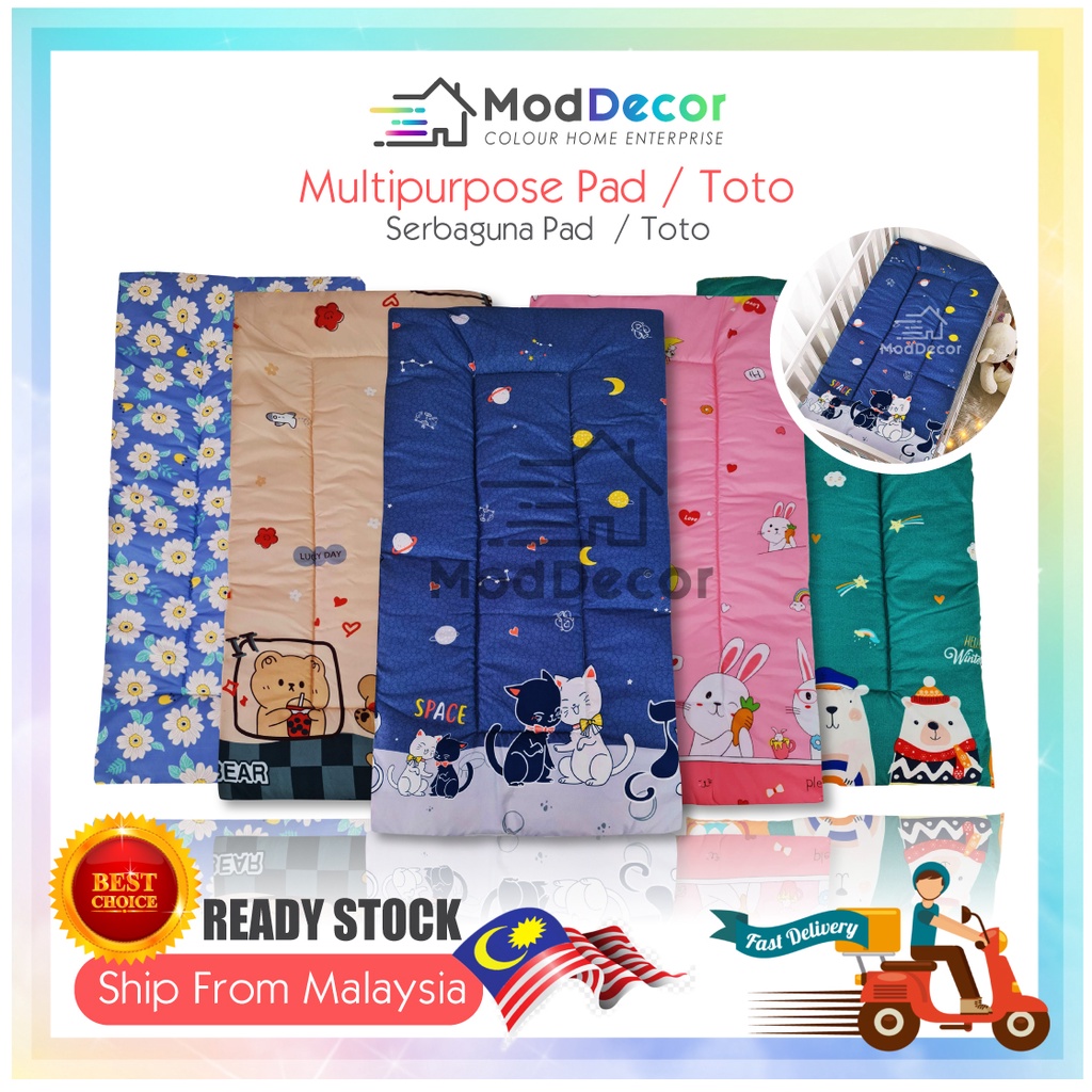READY STOCK Multipurpose Pad / Toto Baby comforter / Baby Cot Mattress ...