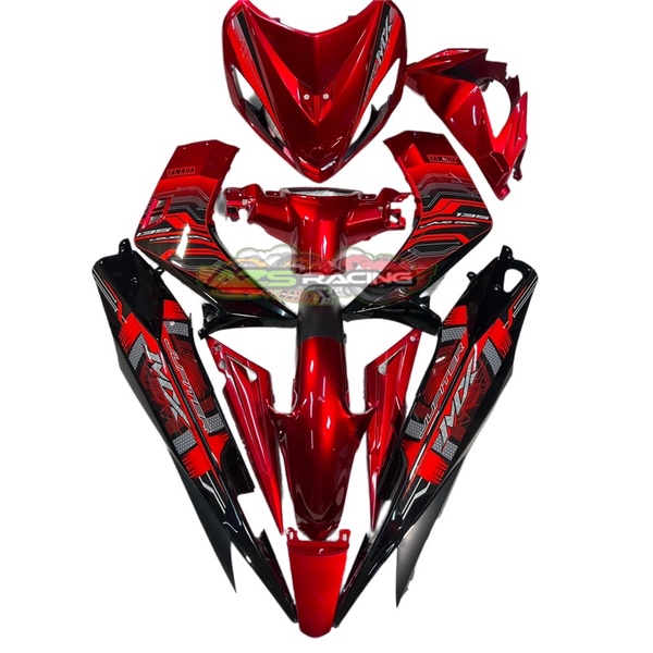 COVERSET LC V1 JUPITER MX MERAH ROBOT HLY | Shopee Malaysia