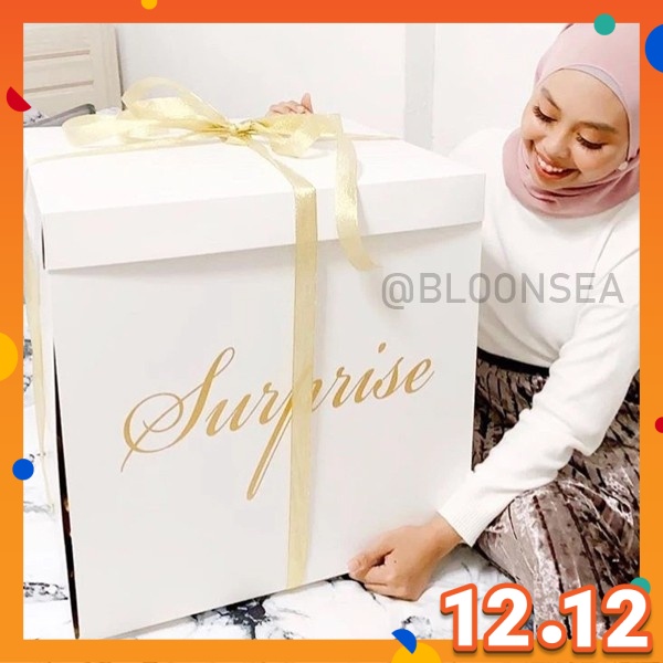 Surprise Box Mystery Explosion Gift Box Kotak Set Hadiah Birthday Buat ...