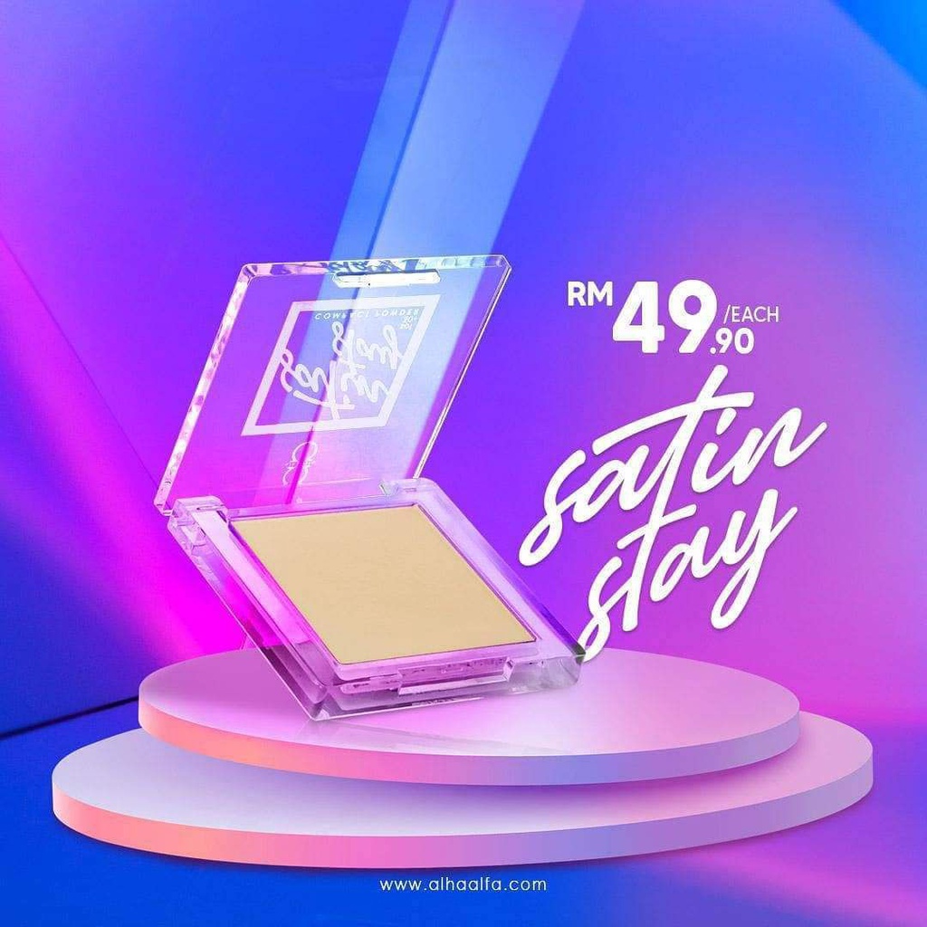 Alha Alfa Satin Stay Compact Powder | Shopee Malaysia