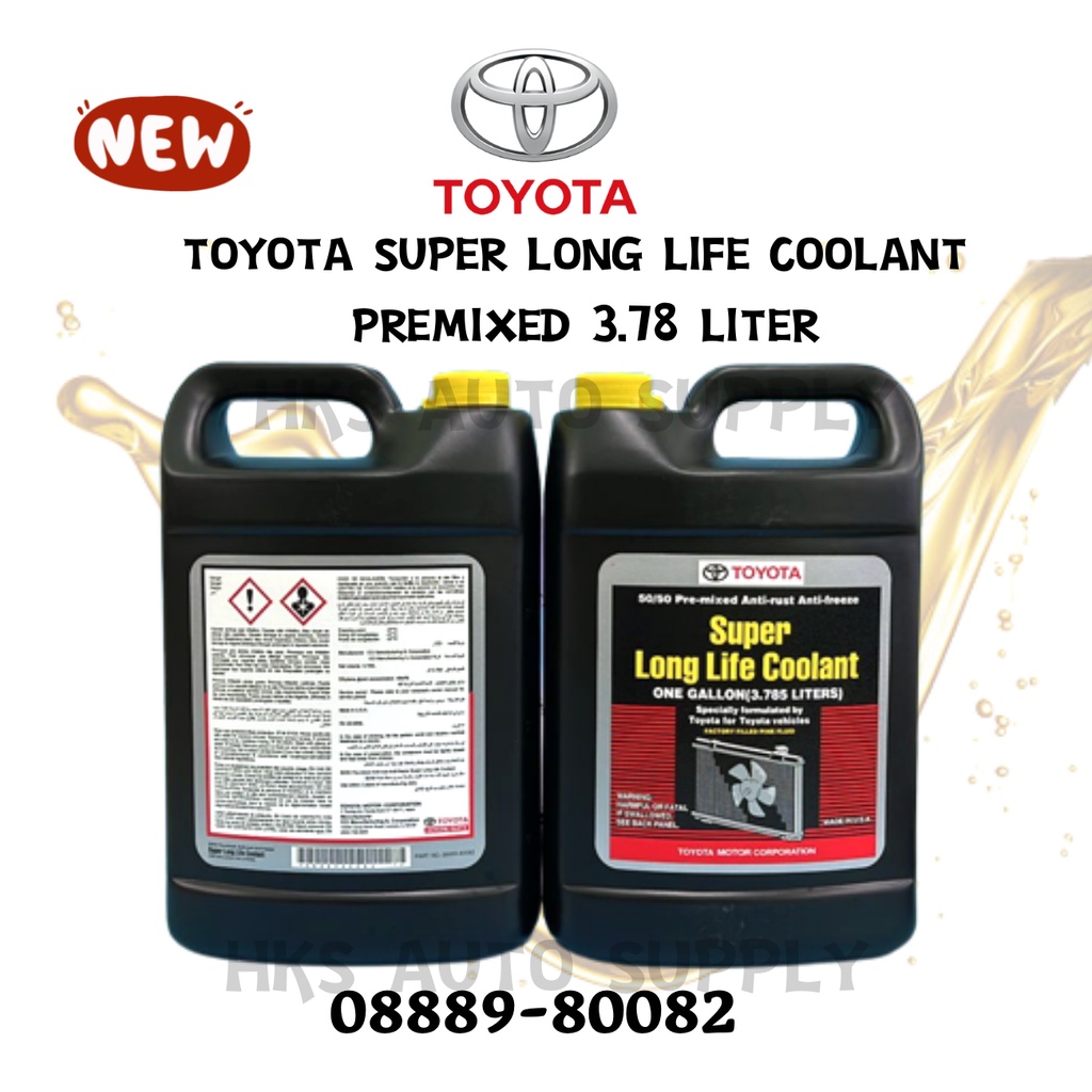 ( 100% ORIGINAL ) MADE IN U.S.A. TOYOTA COOLANT SUPER LONG LIFE COOLANT ...