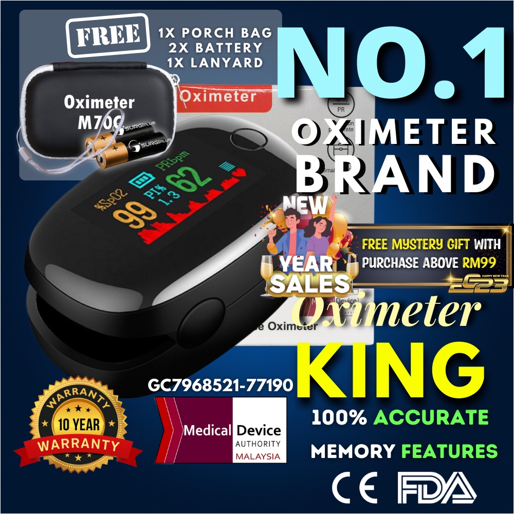 【NO.1】 Surgiplus Pulse Oximeter M70C Accurate & Fast Spo2 Reading ...