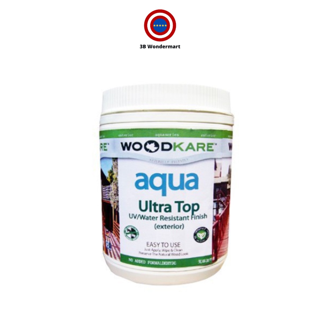 Wood-Kare Aqua Ultra Top Water-Based UV/Water Resistant Finish 1L ...