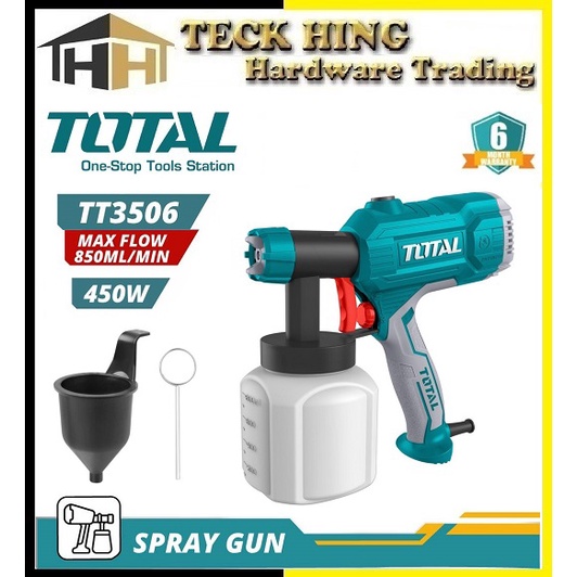 TOTAL TOOLS TT3506 Electric Spray Gun 450W Home Painter Sprayer Machine ...