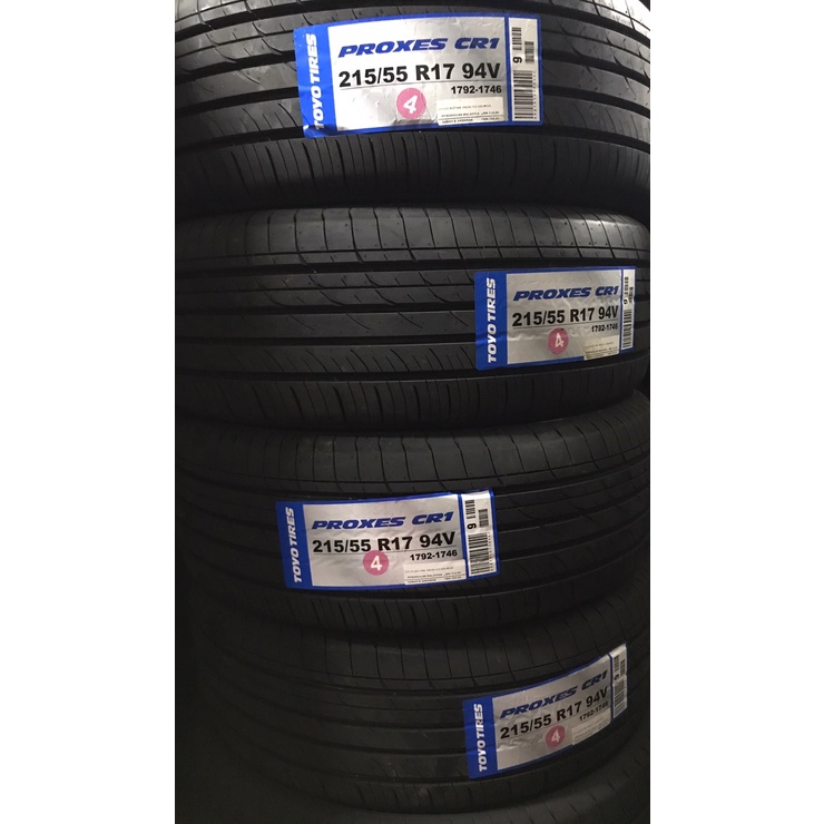 215/55R17 215 55 17 TOYO CR1 Car Tyre Tire Kereta Tayar Wheel Rim 17 ...