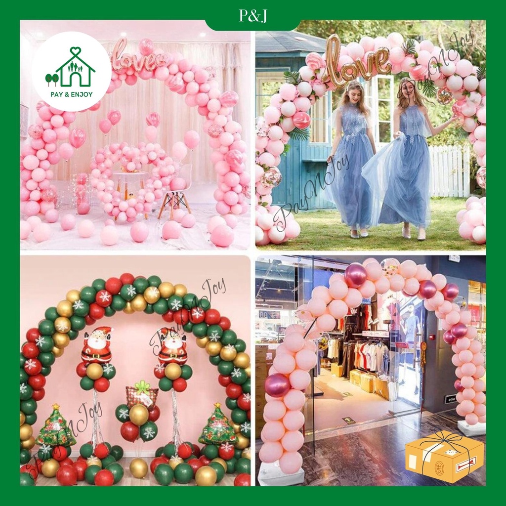 Balloon Arch Kit Wide Adjustable Balloon Stand with Water Fillable Base ...