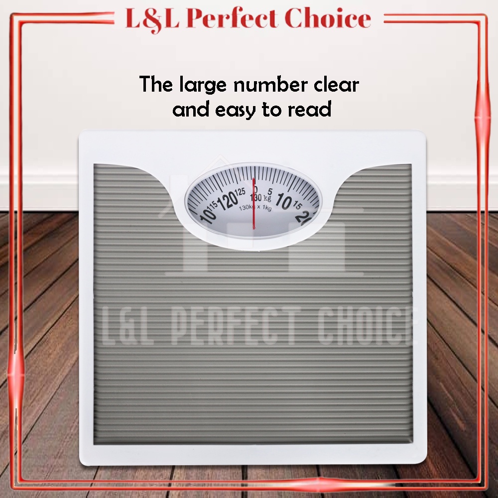 LL PERFECT Bathroom Analog Mechanical Scale Body Weight Personal Scale ...