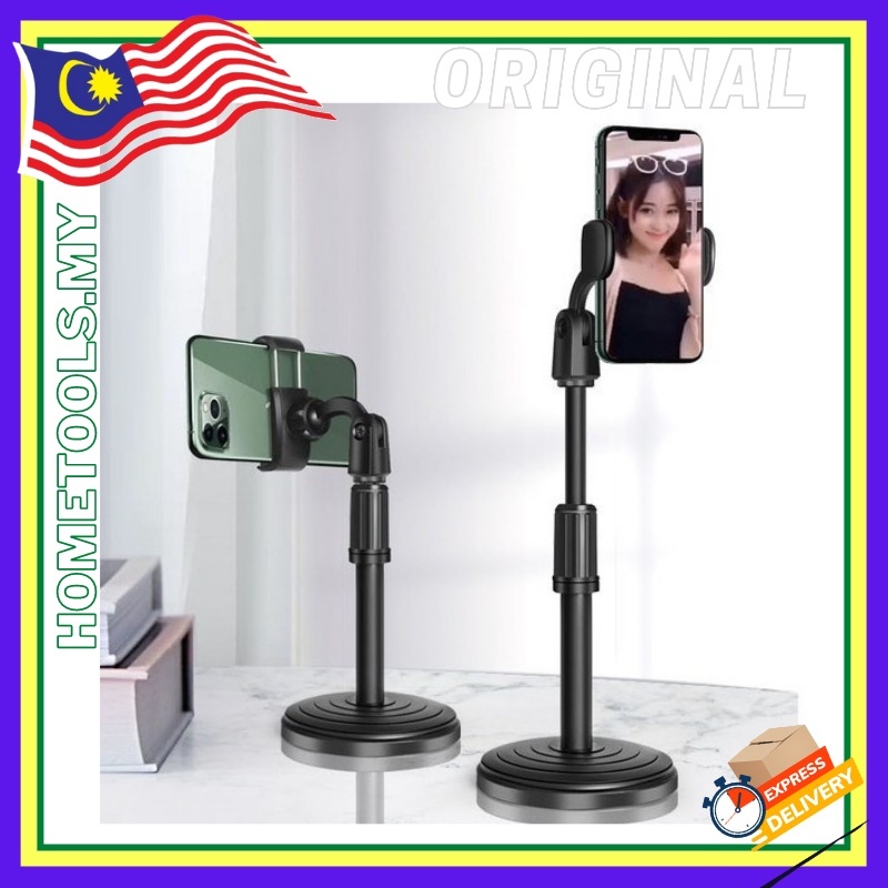 Phone Stand Holder Mini Table Kaki Fon Klip Meja Live Streaming Video ...