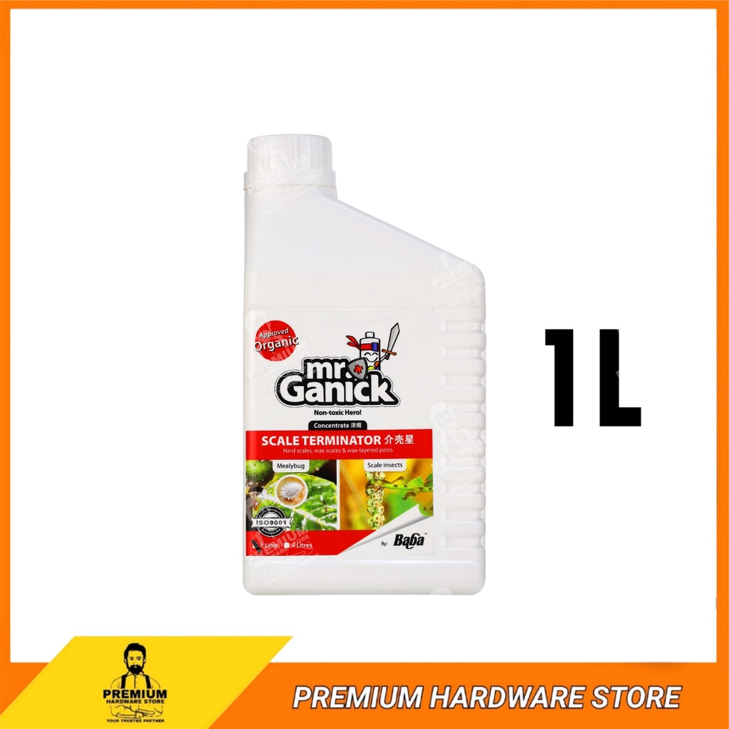 BABA Mr.Ganick Scale Terminator Concentrate 1L Organic Pesticide Mealy ...