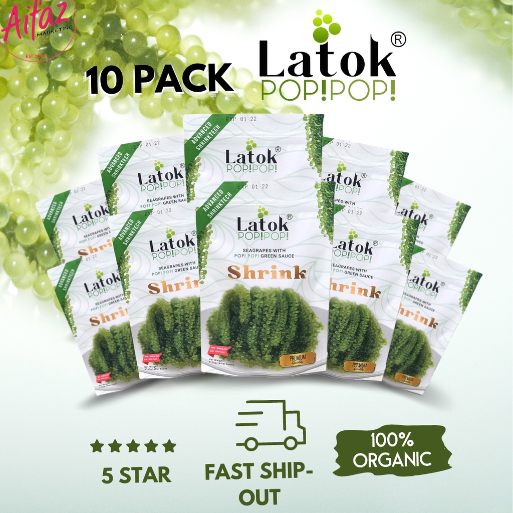 LATOK POP POP VIRAL 10 PACK PROMO + SOS HIJAU (SEAGRAPE / LATOK ...