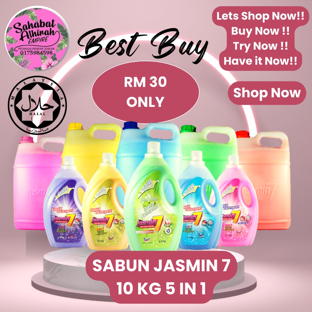 SABUN JASMIN 7 5 IN 1 10 KG EMPIRE SAHABAT ATHIRAH | Shopee Malaysia