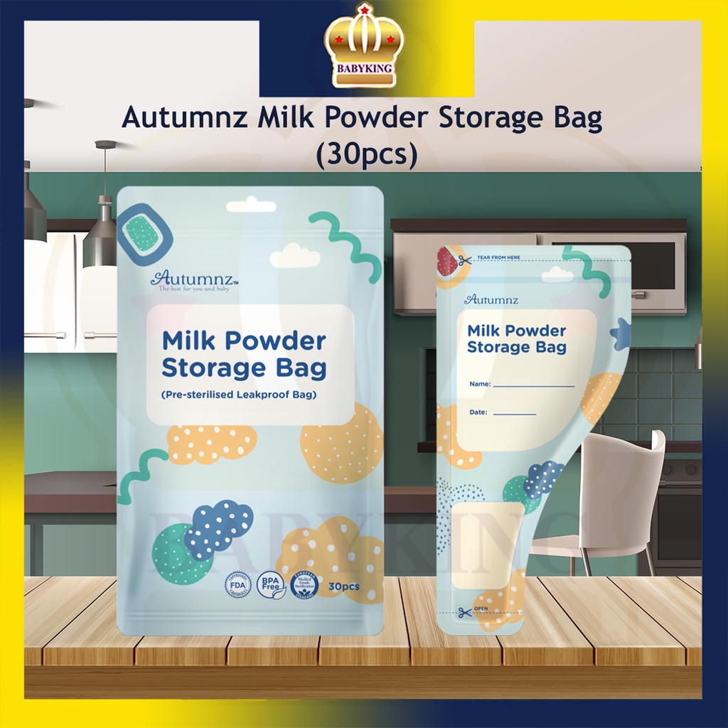 Original Autumnz V-Coool Disposable Milk Powder Storage Bag Plastik ...