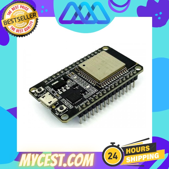 ESP32 Development Board WiFi+Bluetooth Ultra-Low Power Consumption Dual Core ESP-32 ESP-32S ESP ...