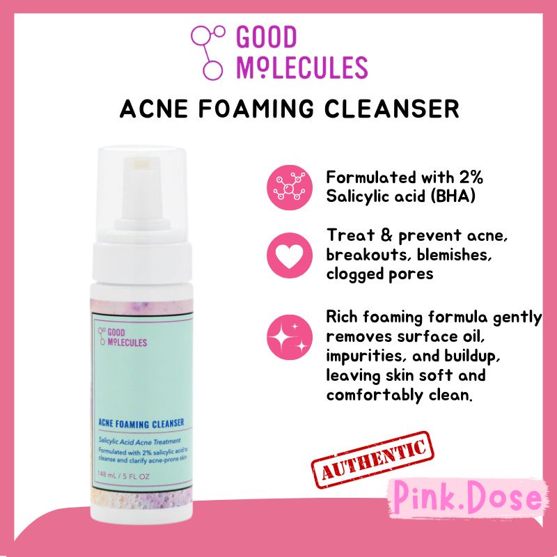 GOOD MOLECULES Acne Foaming Cleanser 148 ml (Ready Stock) | Shopee Malaysia