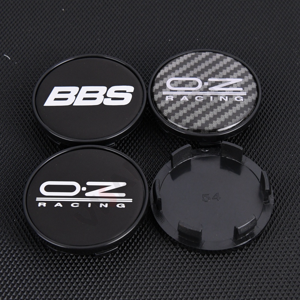 4PCS OZ Wheel Cover Hub Cap 54MM/49MM Rim Cap O.Z Racing Logo Sticker ...