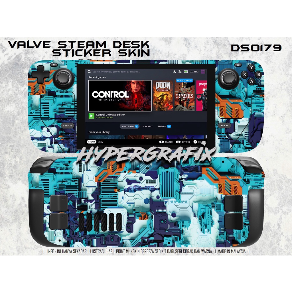 Steam Deck Sticker Skin 179 | Shopee Malaysia