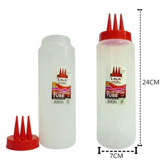 Lava Sauce Squeezer Multipurpose Tube Sauce Bottle Container Roti Jala ...