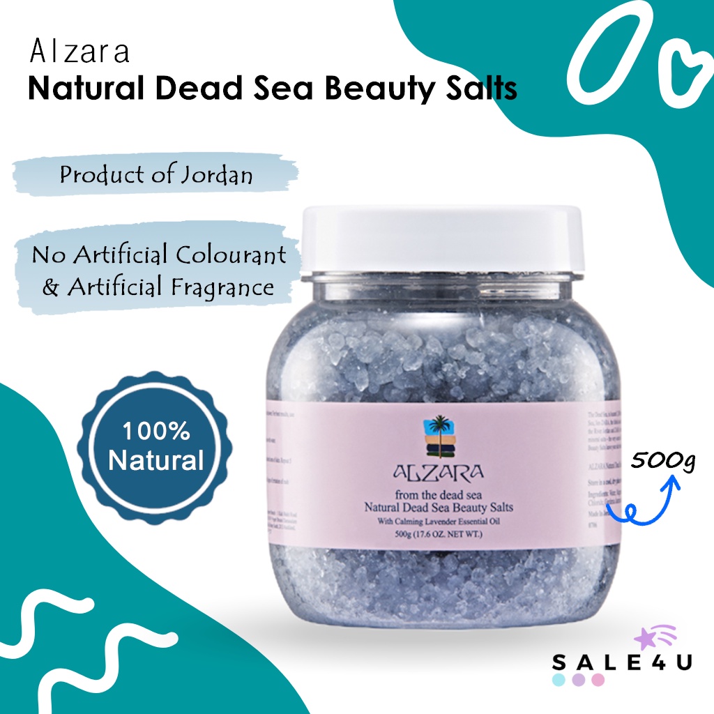 Alzara Natural Dead Sea Beauty Salts (500g) | COSWAY | Shopee Malaysia
