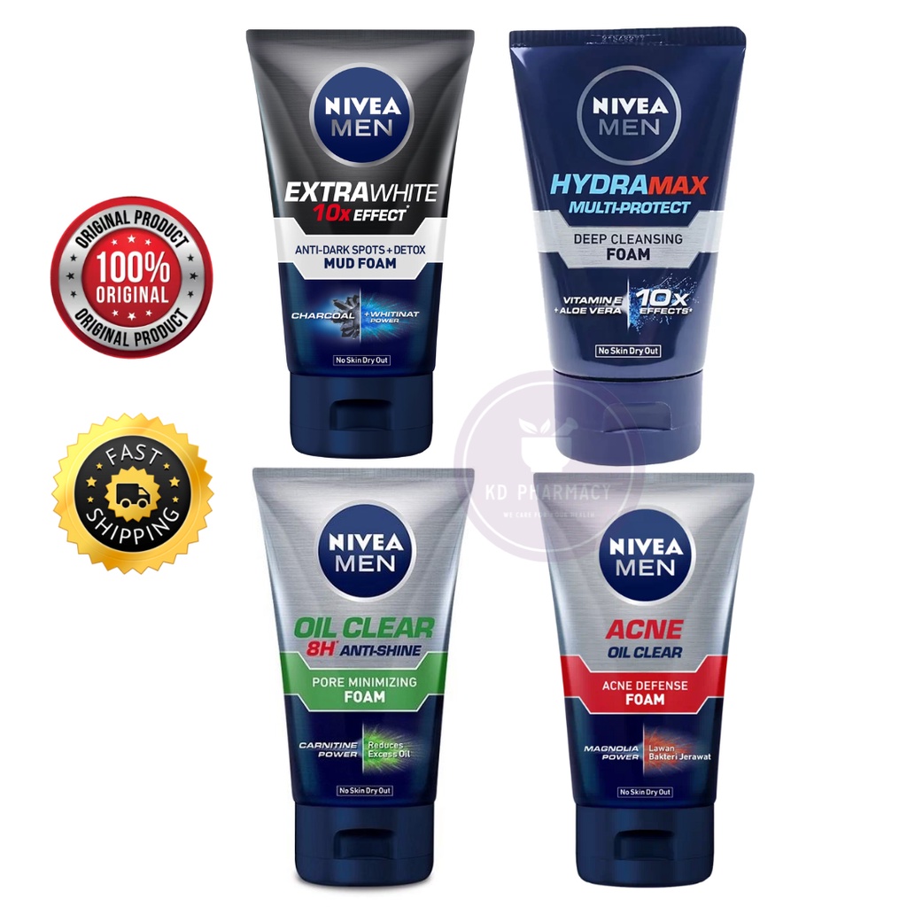 NIVEA Men Cleanser Oil Control Pore Minimizing Foam 150g/NIVEA Men ...