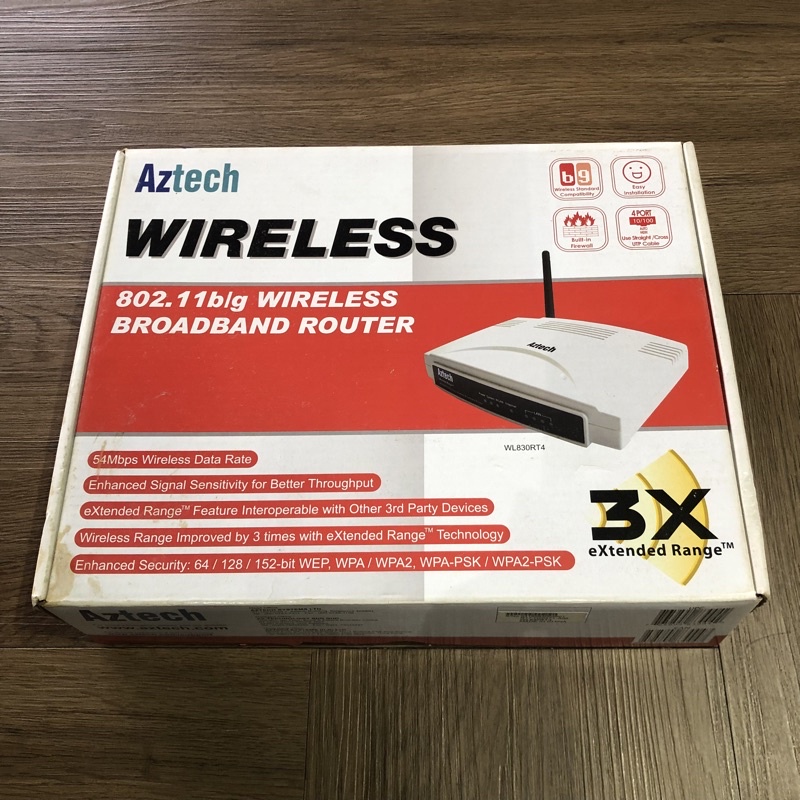 Aztech 802.11b/g Wireless Broadband Router | Shopee Malaysia