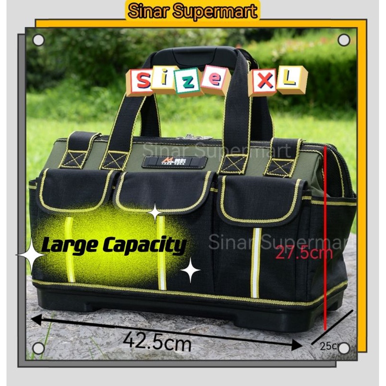 Heavy Duty Tools Bag Wide Mouth Opening Water Resistance Large Capacity ...