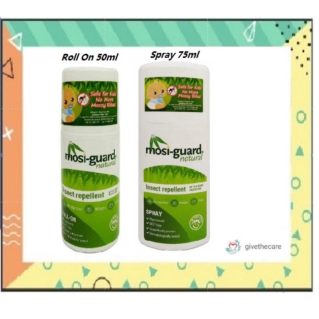 MOSI Guard Insect Repellent Spray 75ml/ Roll On 50ml | Shopee Malaysia