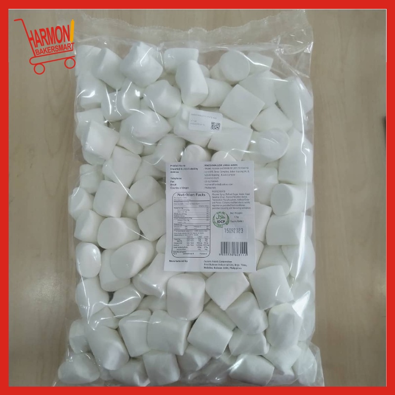 Marshmallow Large White 1KG | Shopee Malaysia