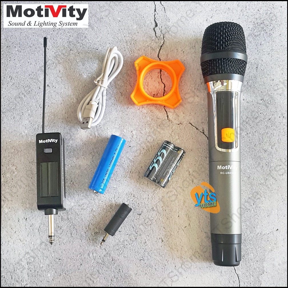Motivity RC-U8090H UHF Single Wireless Handheld Microphone (MCMC ...