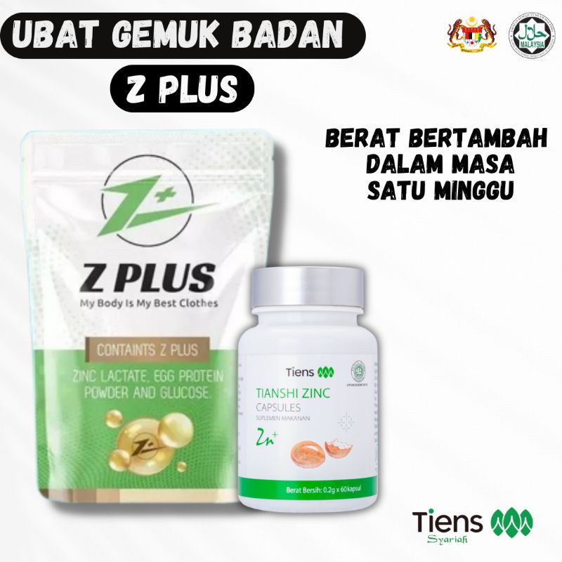 Penggemuk 60 Capsul Z PLUS penambah berat badan dan nafsu makan Ubat ...