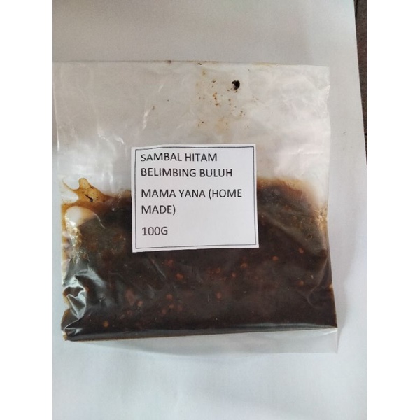 sambal hitam belimbing buluh/sambal hitam Pahang/black sambal | Shopee ...