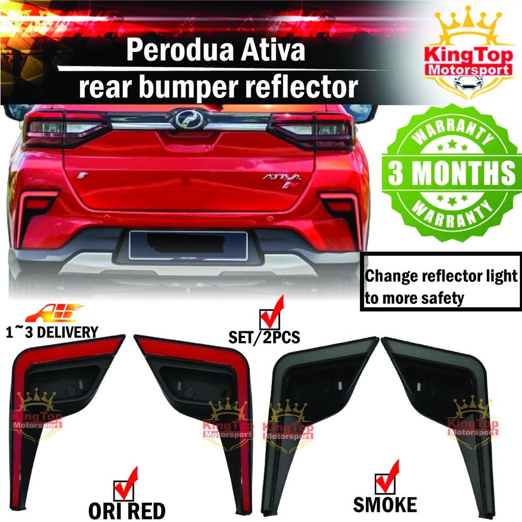 Perodua Ativa 2020-2022 3-in-1 Functions LED Bumper Light Dynamic Turn ...
