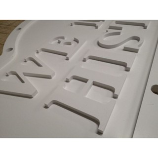 Custom PVC 3D Lettering Wording Font Signage Signboard Papan Tanda ...