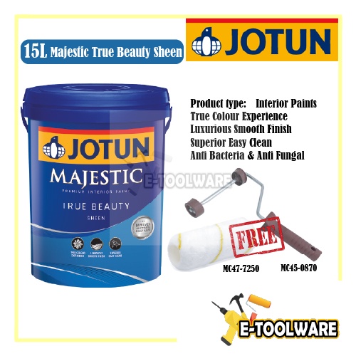 15L Jotun Paint Majestic True Beauty Sheen Interior Indoor Water Based ... 15L Jotun Paint Majestic True Beauty Sheen Interior Indoor Water Based ...