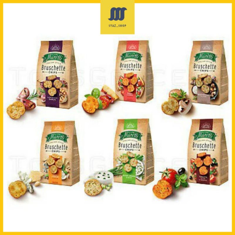 BRUSCHETTE MARETTI Oven Baked Bread Bites 70g | Shopee Malaysia