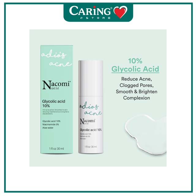 NACOMI NEXT LEVEL GLYCOLIC ACID 10% SERUM 30ML | Shopee Malaysia