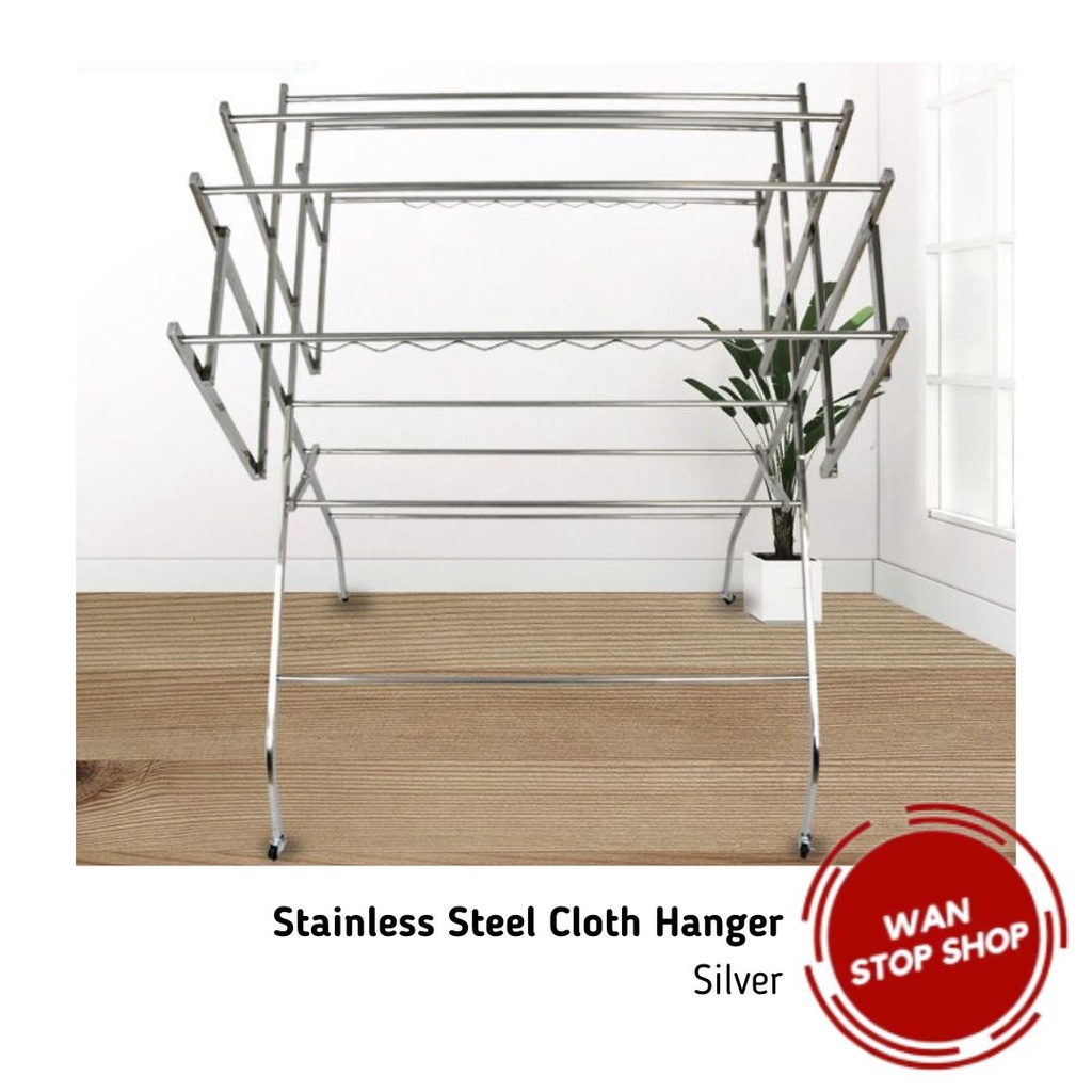 Stainless Steel Cloth Rack Cloth Hanger Laundry Rack Clothes Rack ...