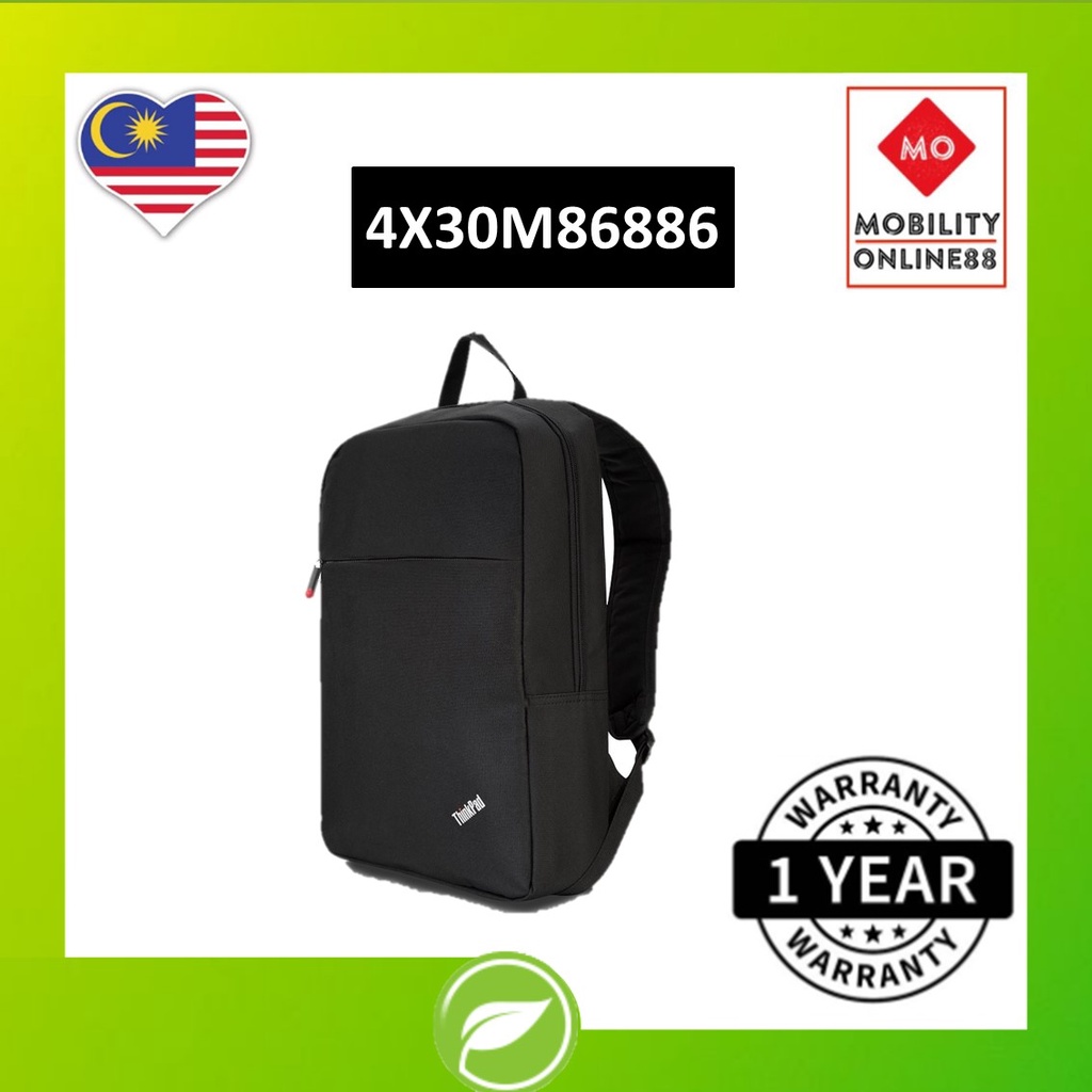 Lenovo ThinkPad 15.6-inch Basic Backpack (4X40K09936) | Shopee Malaysia
