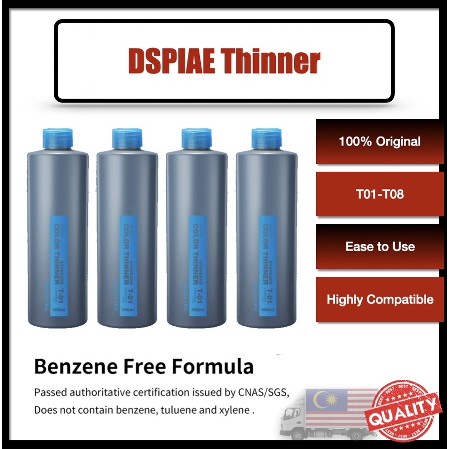 DSPIAE Thinner Series T-01 - T-08 Standard Professional Thinner Tools ...