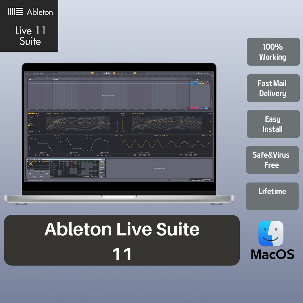 Ableton Live Suite 11 Lifetime for Intel and M1 Chip Apple Silicone ...