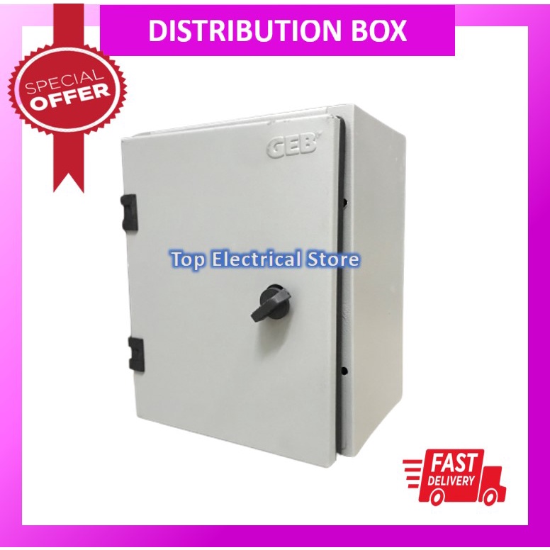 GEB METAL INDOOR/OUTDOOR DISTRIBUTION BOX / MULTI DB BOX / ELECTRICAL ...