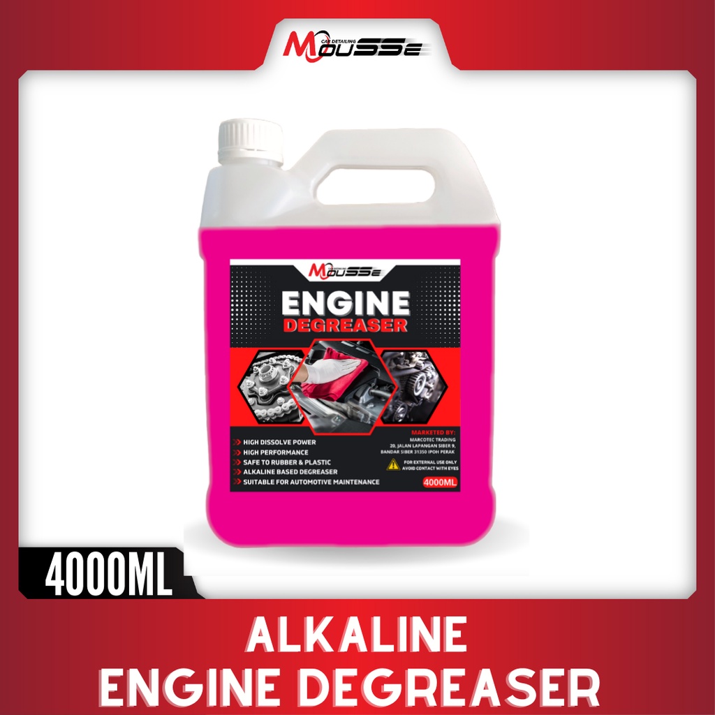 MOUSSE ALKALINE ENGINE DEGREASER 4L | Shopee Malaysia