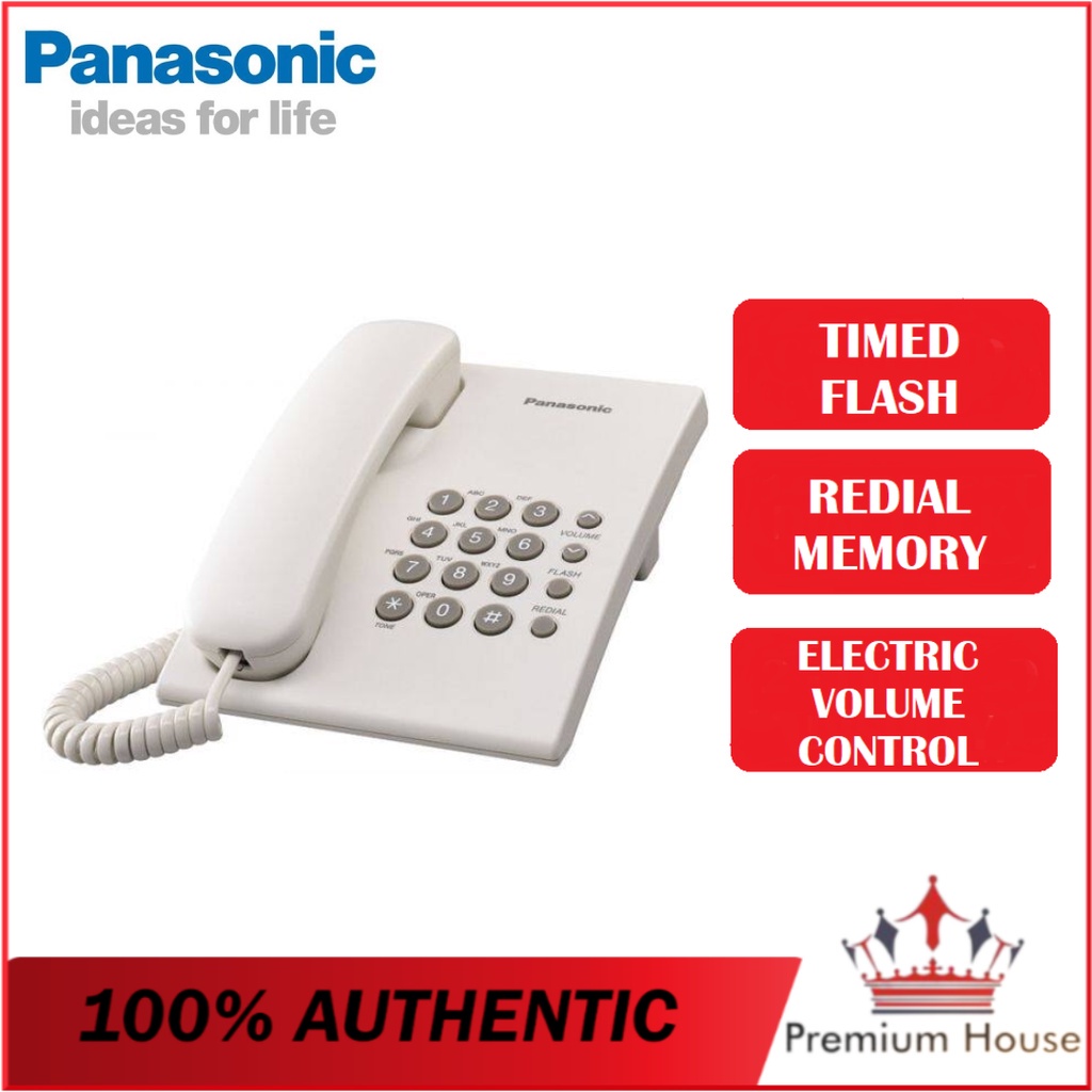 Panasonic KX-TS500 telephone system KX-TS500ML KX-TS500MLW **Random Color** kx-ts500ml kx-ts500 ...