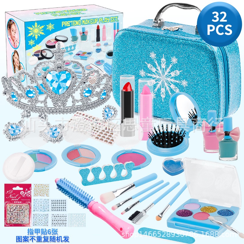 C04 - Mainan Solek Kanak-Kanak Kids Pretend Play Makeup Cosmetic Kit ...