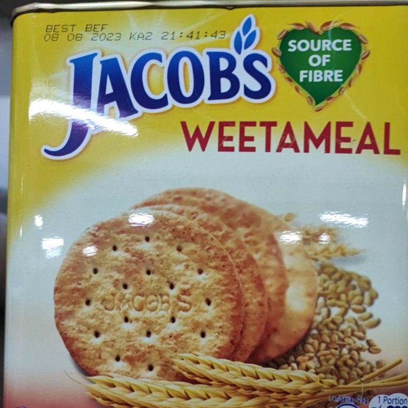 Jacob's original, weetameal, hi-fibre 600g | Shopee Malaysia