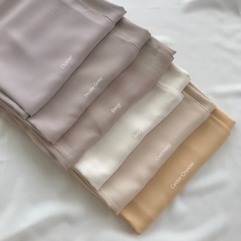 SHAWL CHIFFON SILK / SHAWL CHIFFON SATIN (WARDA SHAWL BYNASHAA) | Shopee Malaysia