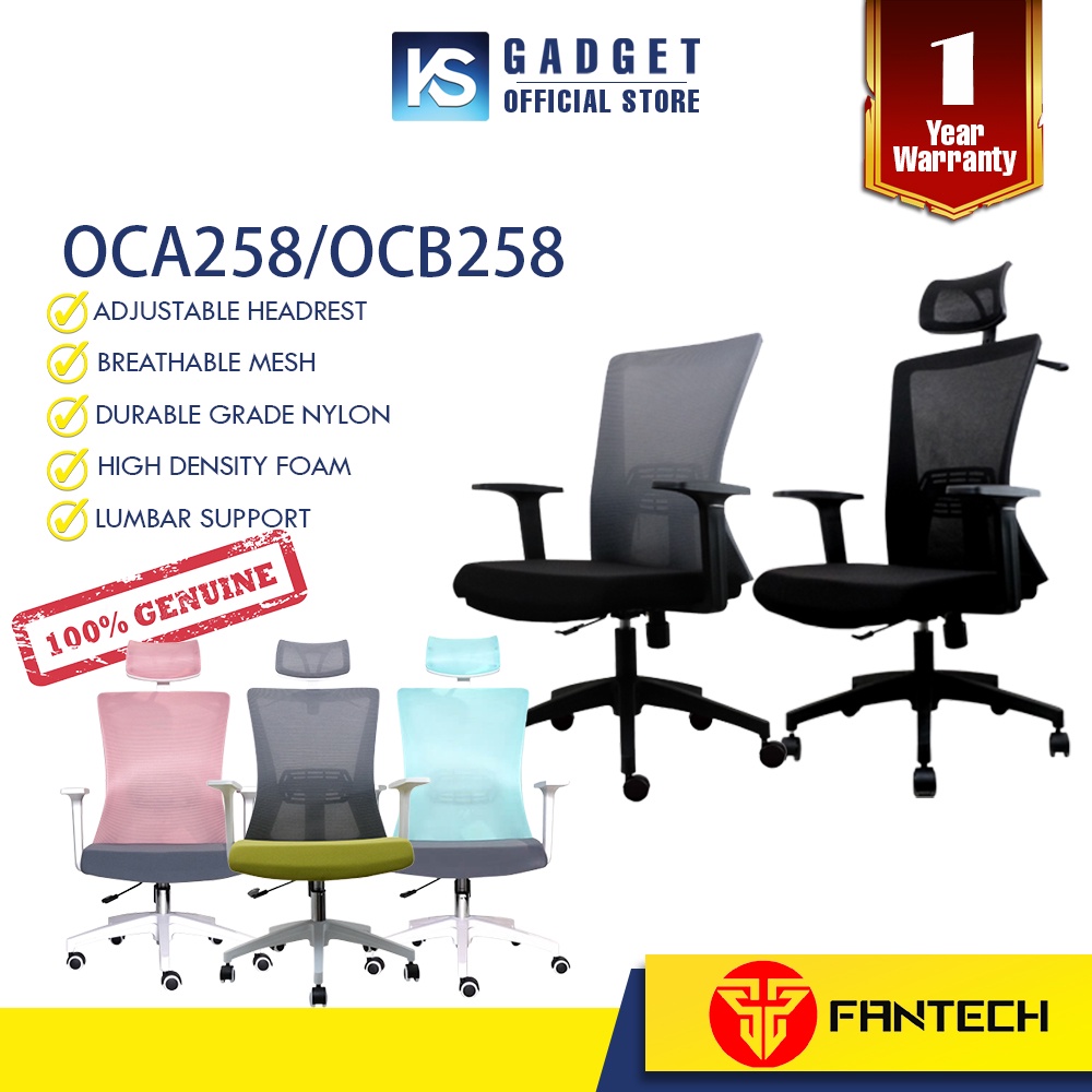FANTECH OC-A258/OC-B258 OFFICE CHAIR COMFORTABLE TO USE RELAXING OFFICE ...