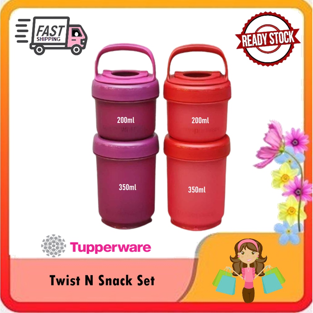 Tupperware Twist N Snack Set (2pcs) | Shopee Malaysia